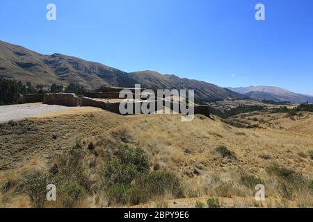 The ruins of the Incas complex of Puca Pucara Stock Photo - Alamy