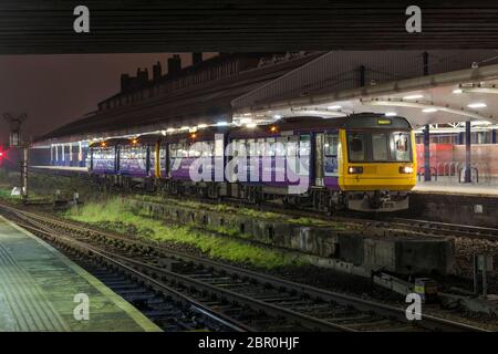Class 142 'Pacer' train 142007 operated by Northern Rail on the Manchester to Wigan service at ...