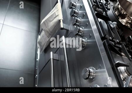 Quiet moment in the kitchen before cooking Stock Photo - Alamy