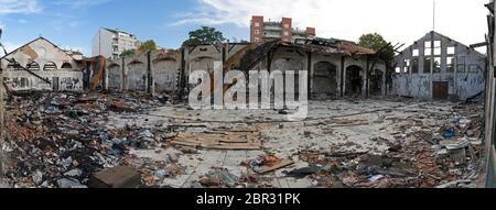 Scattered Debris After Fire in Garment Factory Stock Photo - Alamy