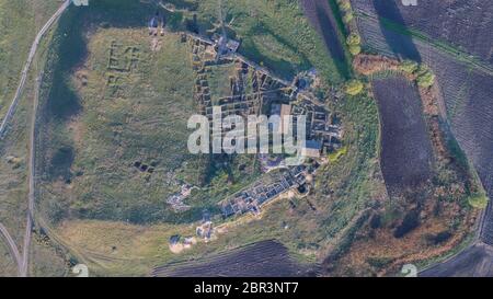 Roman ruins of Halmyris Fortressl. Dobrogea Romania Stock Photo - Alamy
