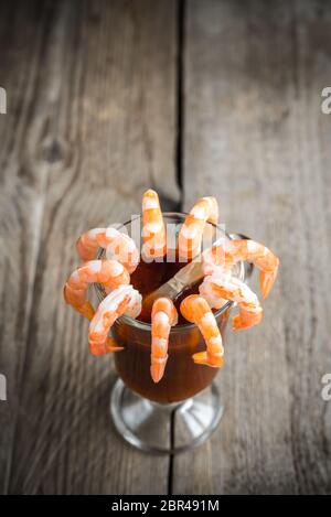 Fresh Cooked Healthy Atlantic Prawns Isolated Against A White ...