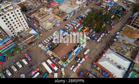 aerial view of the city of Arusha, Tanzania Stock Photo - Alamy