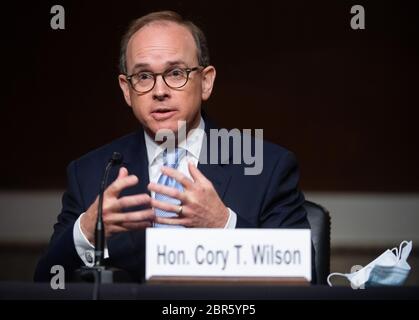 Washington, Untied States. 20th May, 2020. Cory Wilson waits to testify ...
