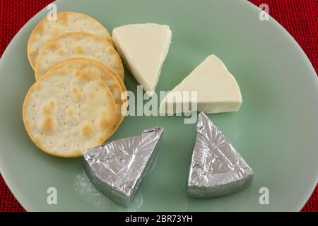 Cheese slices individually wrapped in plastic Stock Photo - Alamy