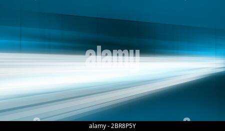 Graphical abstract technology background, fast moving data lines ...