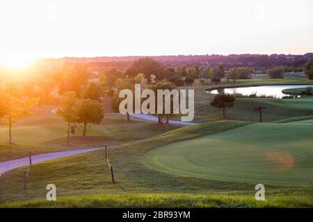 The shire GOLF COURSE DESIGNED BY SEVE BALLESTEROS Stock Photo - Alamy