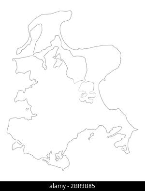 Map of Ruegen Stock Photo - Alamy