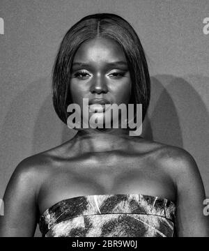 Fashion model Duckie Thot attends the Sports Illustrated Swimsuit 2023 ...