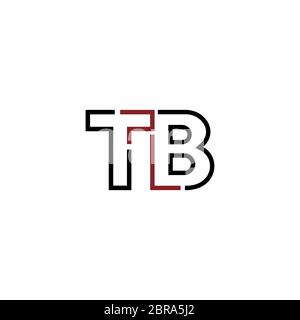 Initial TB logo template with modern frame. Minimalist TB letter logo vector illustration design ...