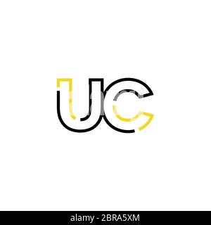 UC Letter Logo Design. Creative Modern UC Letters Icon Illustration ...