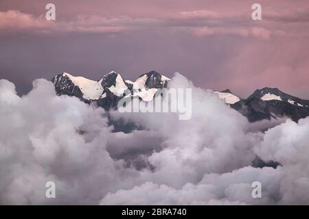 The highest mountains of Colombia, Pico Cristobal and Pico Simon ...