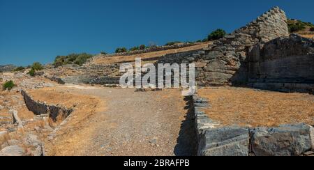 Ancient Greek theatre of Thorikos. The earliest known, dated from c ...
