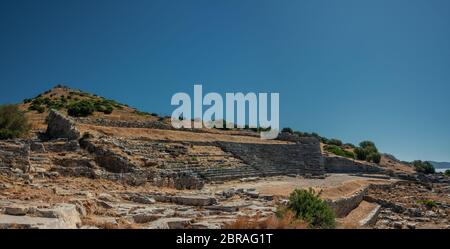 Ancient Greek theatre of Thorikos. The earliest known, dated from c ...
