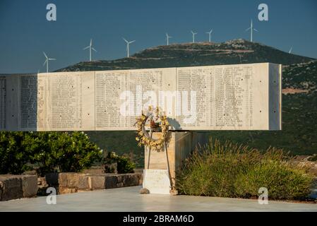 Distomo Massacre Memorial on October 14, 2012 in Distomo, Boeotia. The ...