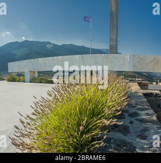 Distomo Massacre Memorial on October 14, 2012 in Distomo, Boeotia. The ...