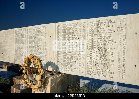 Distomo Massacre Memorial on October 14, 2012 in Distomo, Boeotia. The ...