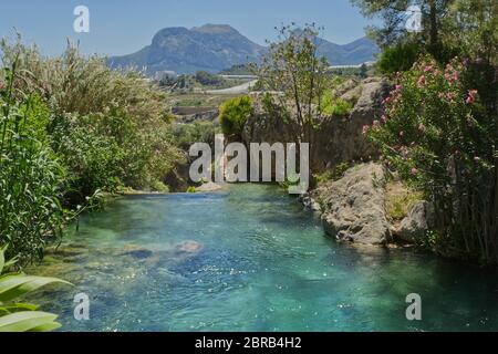 Fonts Algar waterfalls,Benidorm,Spain Stock Photo - Alamy