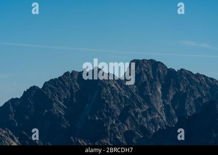 Gerlach the highest peak of the Tatra Mountains. Slovakia Stock Photo ...