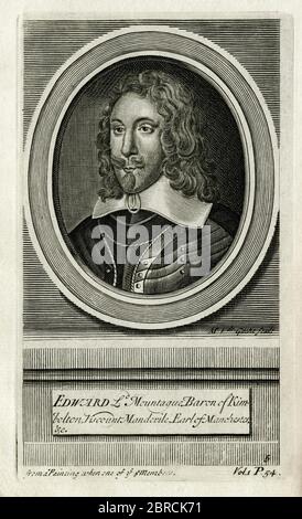 Edward Montagu (1602-1671), Baron Kimbolton and 2nd Earl of Manchester ...