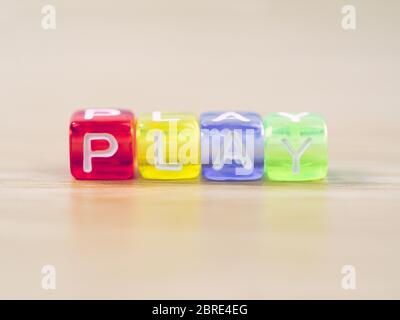Word writing text Play. Business concept for engage in activity for ...