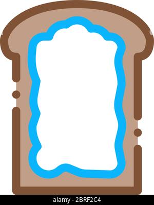toast package color icon vector illustration Stock Vector Image & Art ...