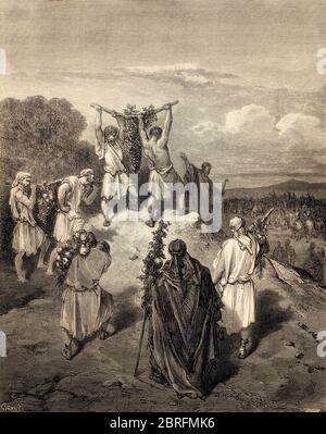 Gustave Doré - Spies Return Promised Land Stock Photo - Alamy