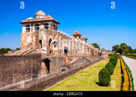 Ashrafi Mahal ; palace ruins ; Mandu ; Mandav ; Mandavgad ; ancient ...
