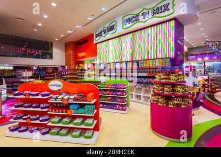 Candylicious candy store in Dubai Mall in downtown Dubai, United Arab ...