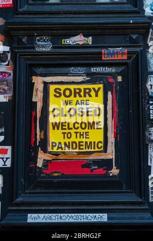 Search and Destroy Store Window, St Mark's Place, NYC, USA Stock Photo ...