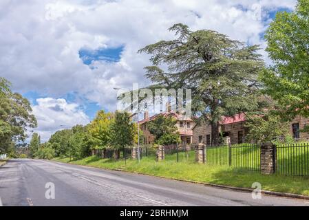 FICKSBURG, SOUTH AFRICA - MARCH 20, 2020: A street scene, with ...