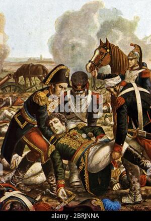The death of French General Desaix at the Battle of Marengo, June 14 ...