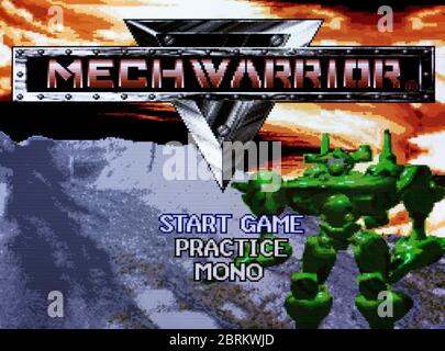 Mech Warrior - SNES Super Nintendo - Editorial use only Stock Photo - Alamy