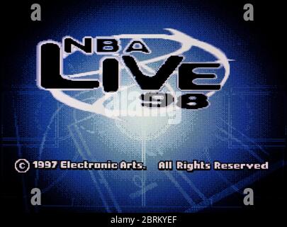 NBA Live 98 - SNES Super Nintendo - Editorial use only Stock Photo - Alamy