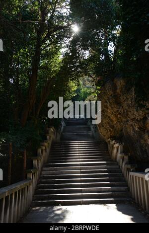 Climbing up the Marjan hill in Split, Croatia Stock Photo - Alamy