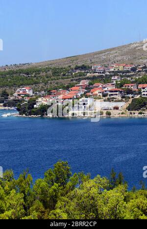 Coastal landscapes between Zadar and Split in Croatia Stock Photo - Alamy