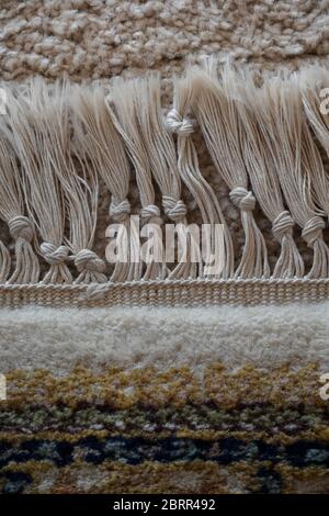 Fringe on rug, close-up, Sweden Stock Photo - Alamy