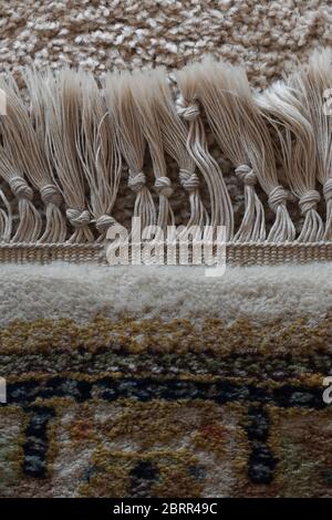 Fringe on rug, close-up, Sweden Stock Photo - Alamy