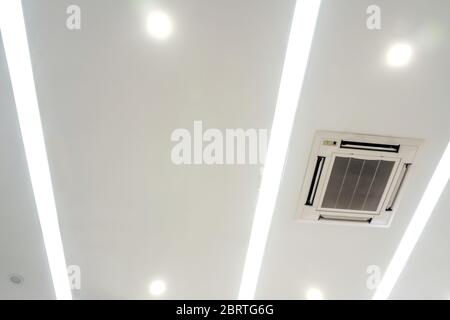 Recessed light or downlight is light fixture for suspended ceiling that ...