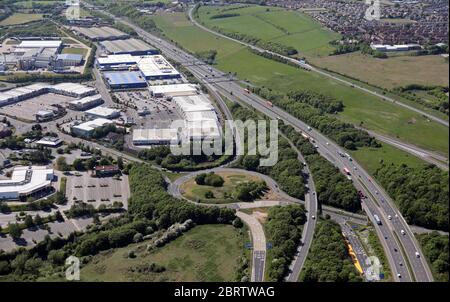 Birstall retail park Batley Leeds UK stores shops shopping centre ...
