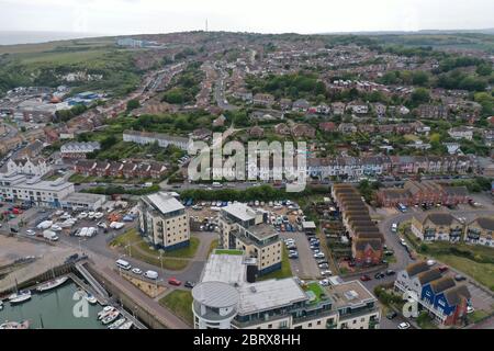 Aerial/Drone views of Newhaven Port Stock Photo - Alamy