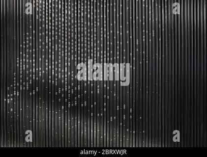 Abstract textured background. Glass tubes filled with water with air ...