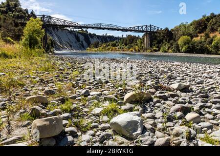 Mangaweka Bridge over the Rangitikei River, Mangaweka, Manawatu ...