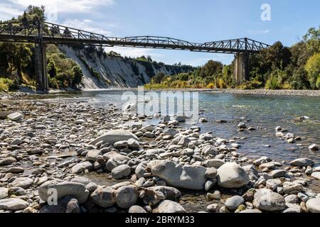 Mangaweka Bridge over the Rangitikei River, Mangaweka, Manawatu ...