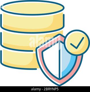 Big data storage RGB color icon Stock Vector Image & Art - Alamy