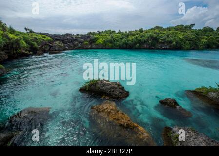 Weekuri lake, Sumba Island, East Nusa Tenggara, Indonesia Stock Photo ...