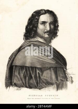 Nicolas Poussin, French Baroque artist, 1594-1665. From the original ...