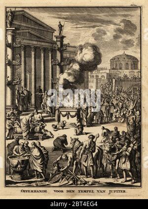 The Temple of Jupiter Optimus Maximus, or Temple of Jupiter Capitolinus ...