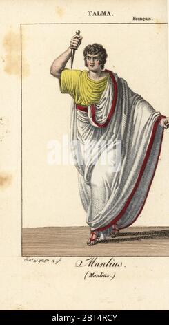 françois-joseph Talma french actor of french comedy sculpted by David d ...