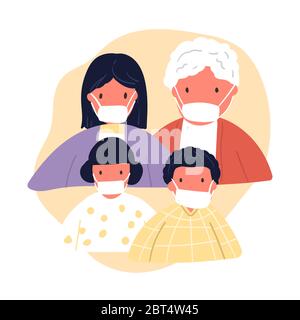 woman wearing medical surgical face mask , silhouette style icon vector ...